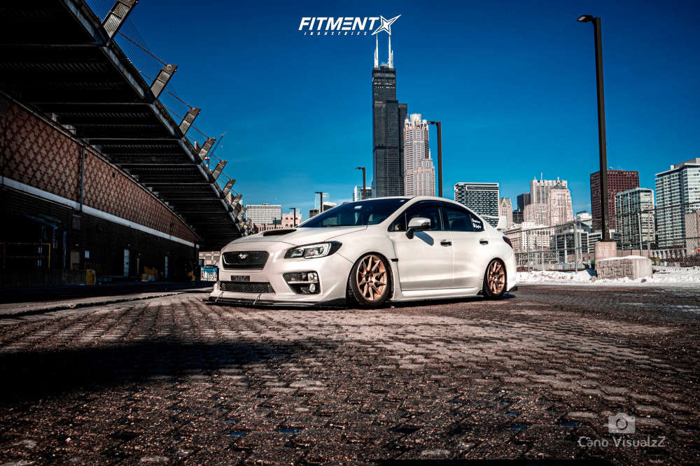 2015 Subaru WRX Limited with 17x8.25 XXR 527 and Michelin 235x45 on Air ...
