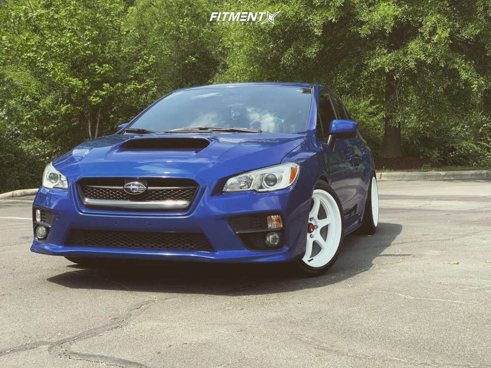 2017 Subaru WRX Premium with 18x9.5 Aodhan Ah08 and Bridgestone 245x40 ...
