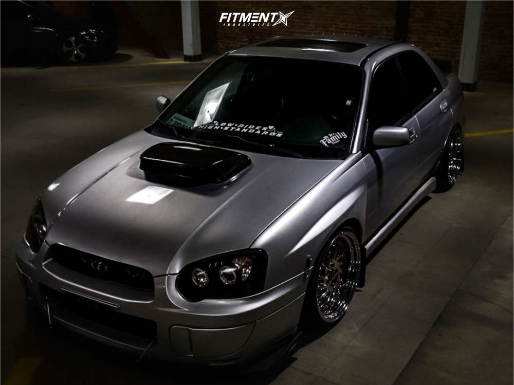 2005 Subaru WRX Base with 18x9.5 Aodhan Ds03 and Lexani 215x35 on ...