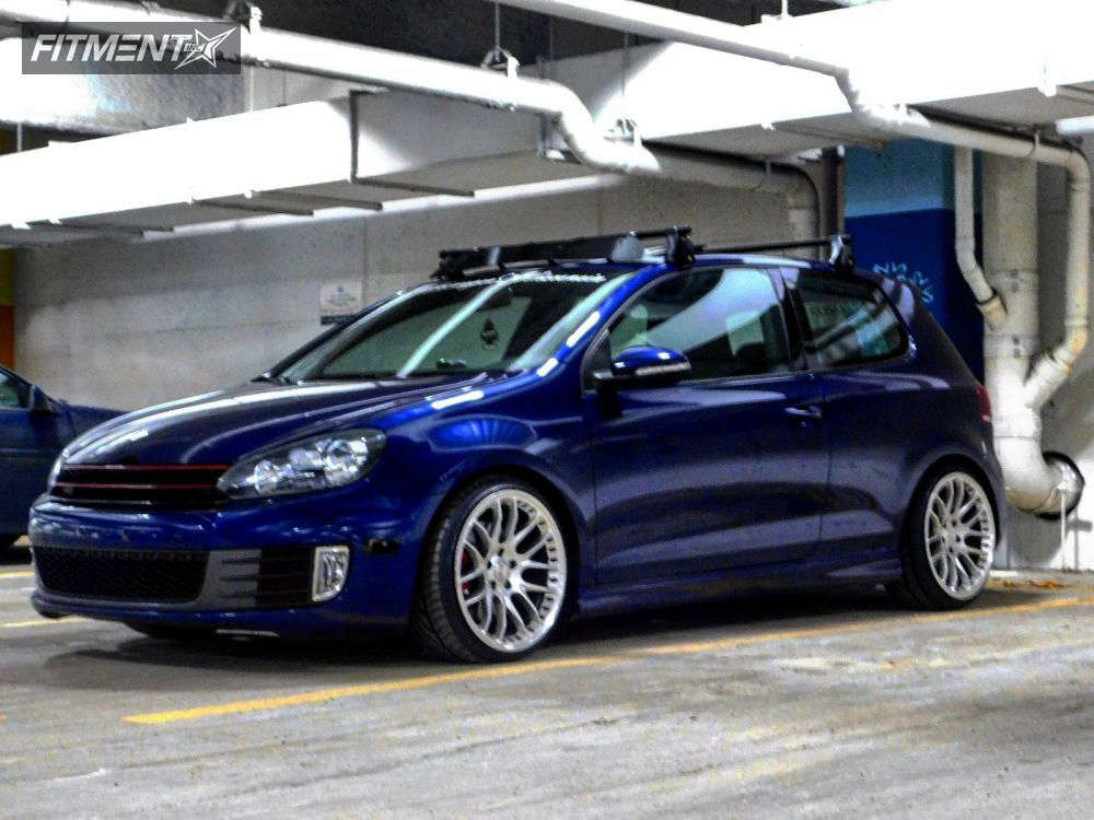 2013 Volkswagen GTI Base with 18x9 Raderwerks .04 and Nitto 215x35 on ...