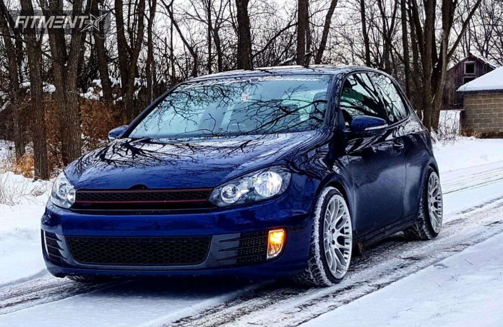 2013 Volkswagen GTI Base with 18x9 Raderwerks .04 and Nitto 215x35 on ...