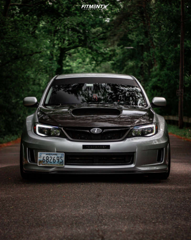 2012 Subaru WRX Base with 18x9.5 Kansei Roku and Firestone 255x35 on ...