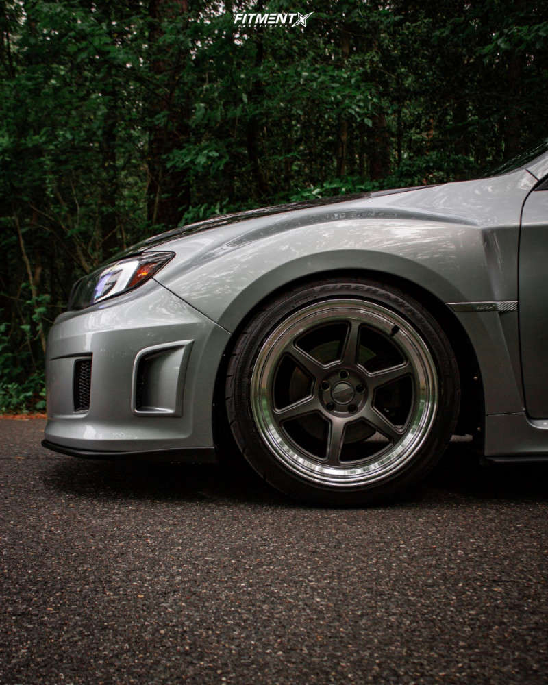 2012 Subaru WRX Base with 18x9.5 Kansei Roku and Firestone 255x35 on ...