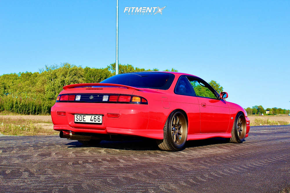 1998 Nissan S14 Base with 18x10 Work Emotion Xd9 and Yokohama 225x40 on ...