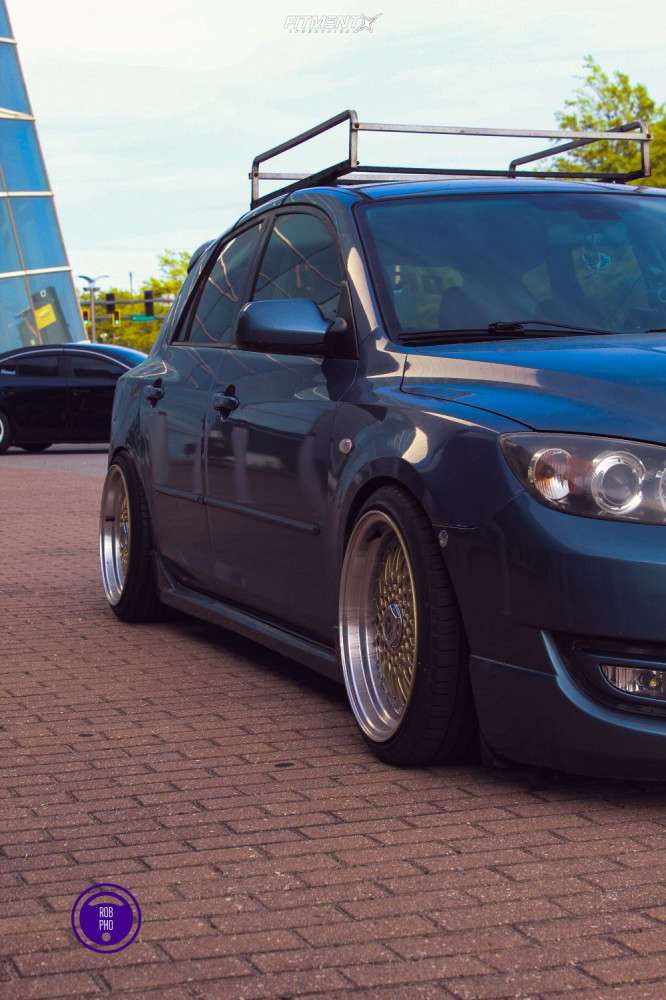 2007 Mazda 3 Mazdaspeed with 17x9.5 ESR Sr03 and Achilles 205x40 on ...