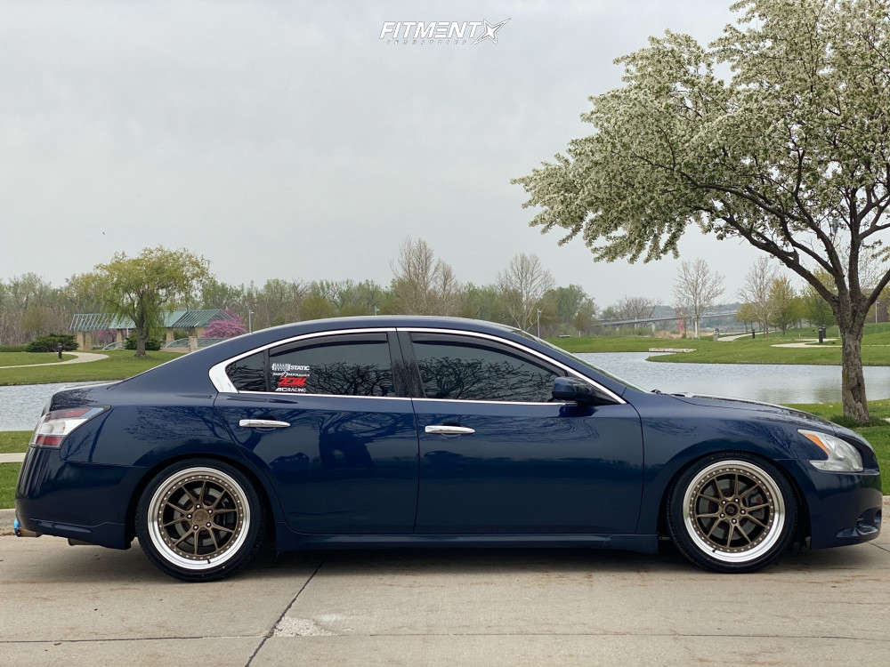 2013 Nissan Maxima S with 19x8.5 Aodhan Ds08 and Ironman 245x40 on ...