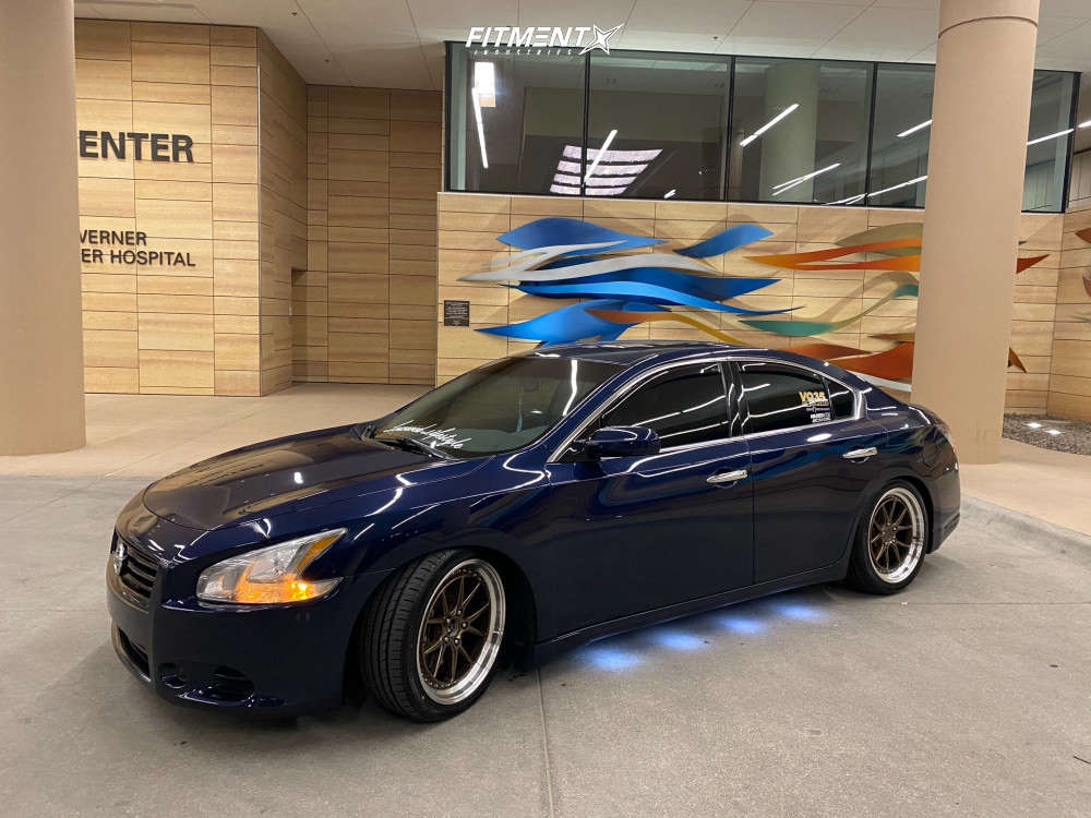 2013 Nissan Maxima S with 19x8.5 Aodhan Ds08 and Ironman 245x40 on ...