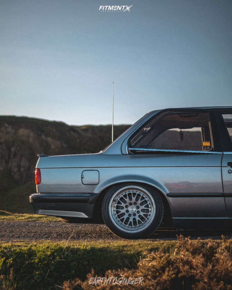 1987 BMW 320i Base with 15x8 Japan Racing Jr10 and Uniroyal 195x45 on ...