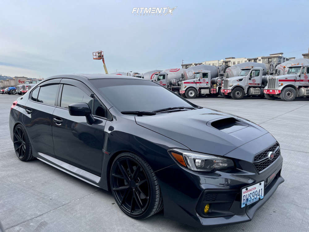 2018 Subaru WRX Limited with 19x9.5 Niche Misano and Lexani 255x30 on ...