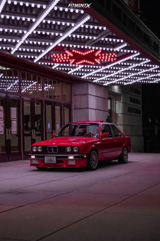 1987 BMW 325is Base with 16x8 Team Dynamics Pro Race 1.2 and Falken ...