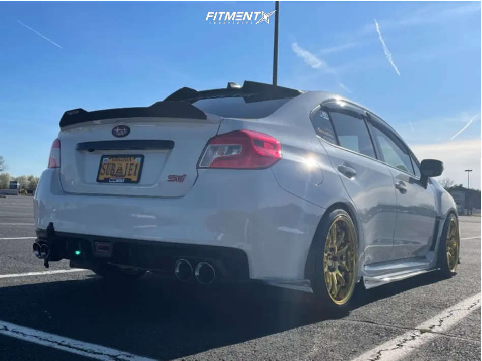2016 Subaru WRX STI Limited with 18x9.5 Aodhan Ds02 and Hankook 245x35 ...