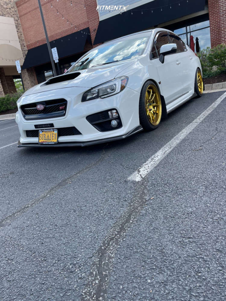 2016 Subaru WRX STI Limited with 18x9.5 Aodhan Ds02 and Hankook 245x35 ...