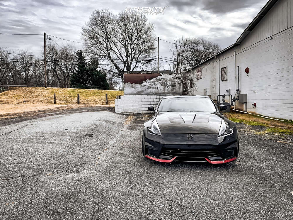 2009 Nissan 370Z Base with 19x9 Advan Racing Rz-df and Federal 245x40 ...