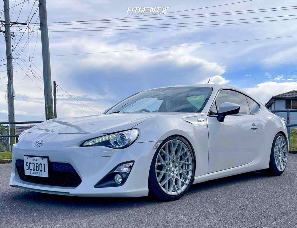 2013 Toyota 86 Base with 18x9.5 Rotiform Blq and Yokohama 245x35 on ...