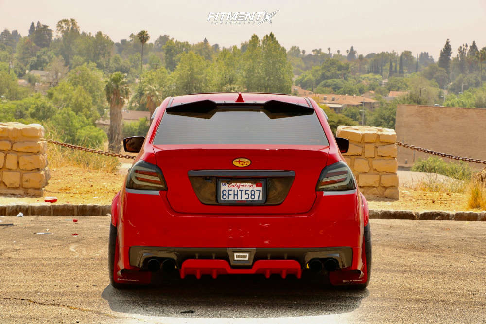 2018 Subaru WRX Premium with 18x10.5 Advan Racing TC4 and Firestone 275x35 on Coilovers ...