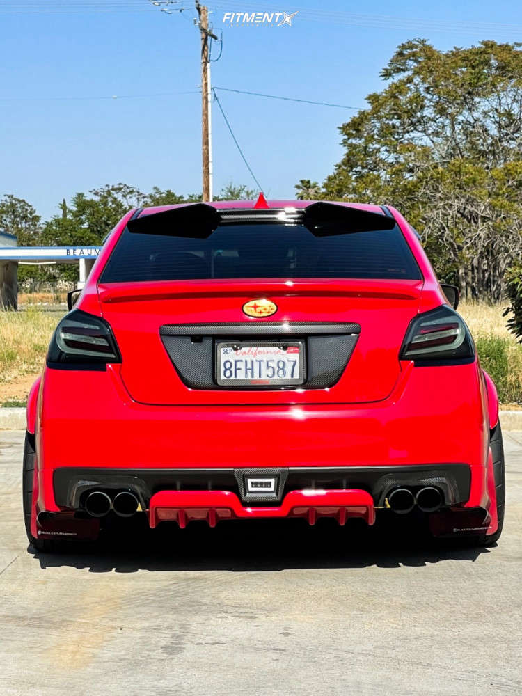 2018 Subaru WRX Premium with 18x10.5 Advan Racing TC4 and Firestone ...