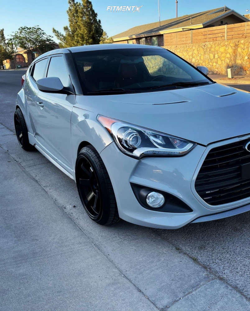 2014 Hyundai Veloster Turbo R-Spec with 18x10.5 AVID1 AV6 and Achilles ...