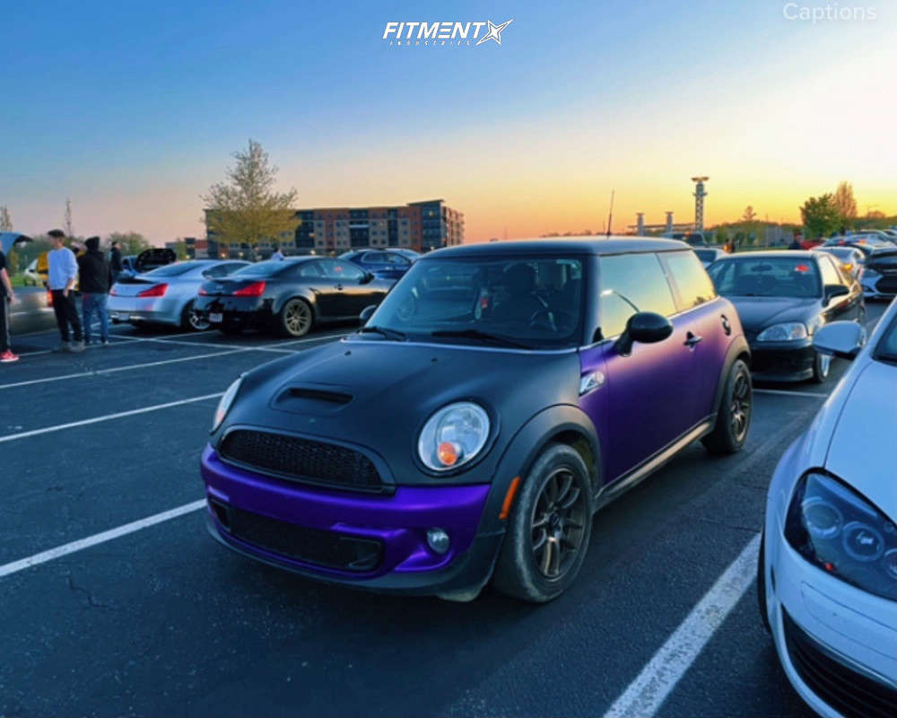 2012 Mini Cooper S with 16x7 Drag Dr31 and Bridgestone 165x55 on Stock ...