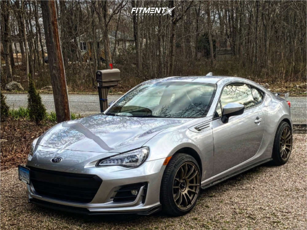 2018 Subaru BRZ Limited with 17x8 AVID1 AV20 and Michelin 245x45 on Stock Suspension | 1686880 ...