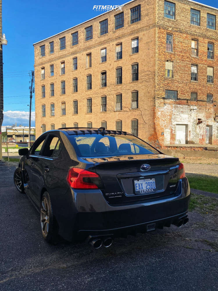 2018 Subaru WRX Limited with 18x9.5 AVID1 AV27 and Dunlop 245x40 on ...