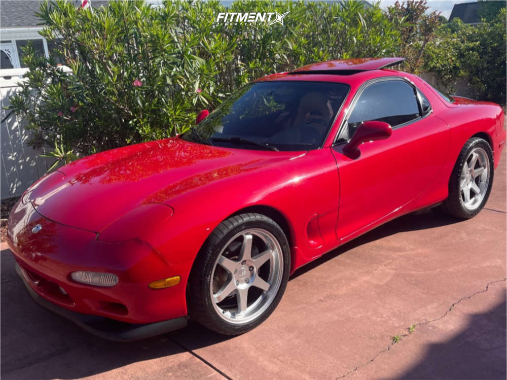 1995 Mazda RX-7 Touring with 18x8.5 ESR Sr07 and Michelin 255x35 on ...