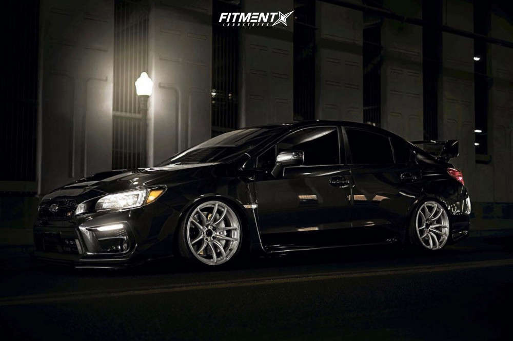 2018 Subaru WRX STI Limited with 18x9.5 ESR Sr08 and Pirelli 225x40 on ...