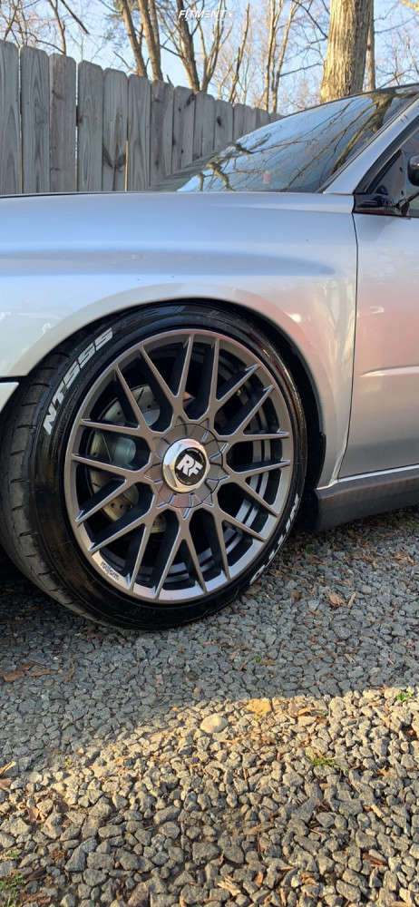 2002 Subaru WRX WRX with 18x8.5 Rotiform Rse and Nitto 225x40 on ...
