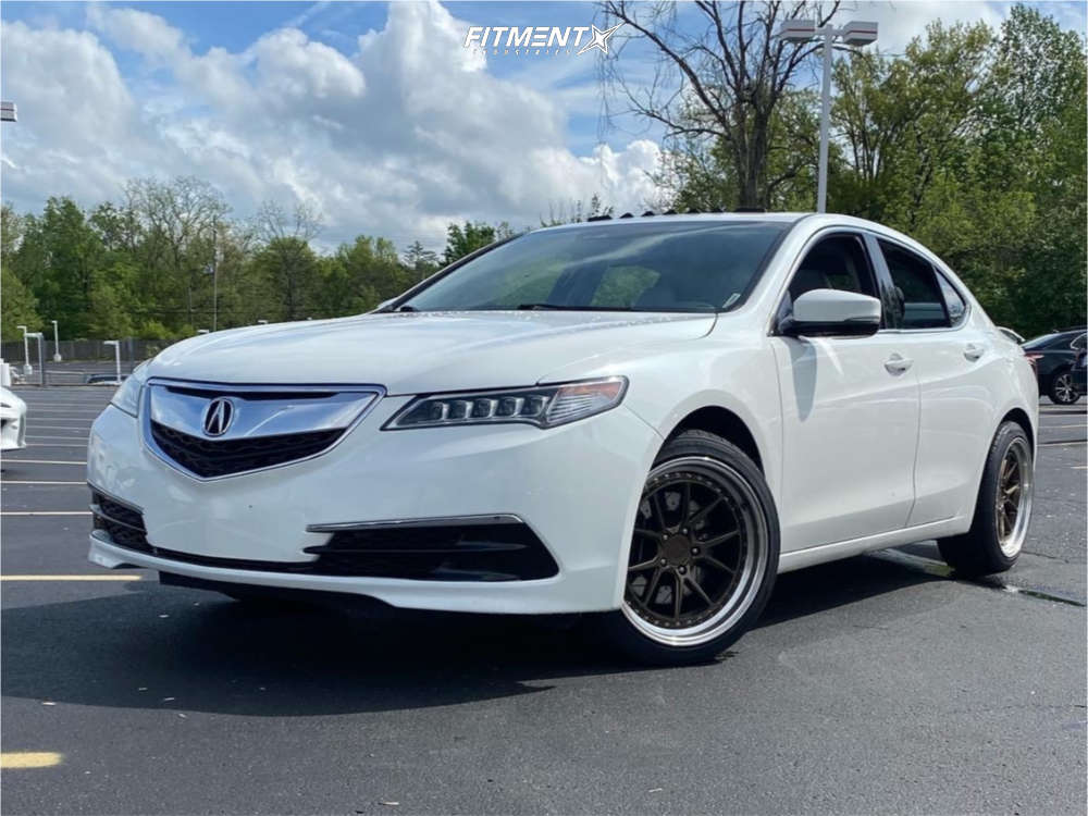 2015 Acura TLX Base with 19x9.5 Aodhan Ds08 and Toyo Tires 245x45 on ...