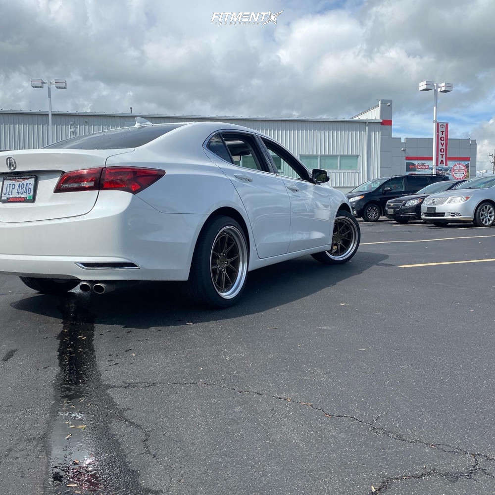 2015 Acura TLX Base with 19x9.5 Aodhan Ds08 and Toyo Tires 245x45 on ...