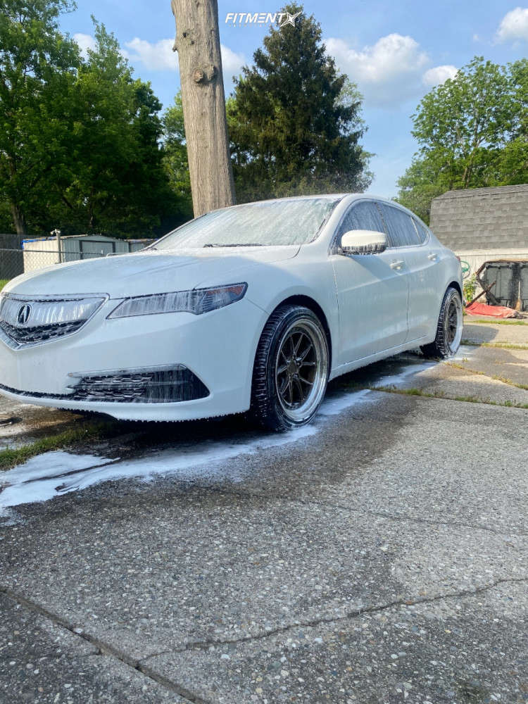 2015 Acura TLX Base with 19x9.5 Aodhan Ds08 and Toyo Tires 245x45 on ...
