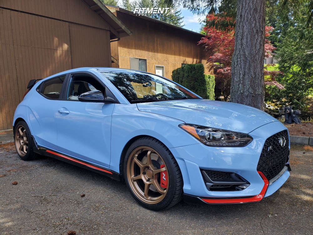 2020 Hyundai Veloster N Base with 18x8.5 Motegi Mr145 and Michelin ...