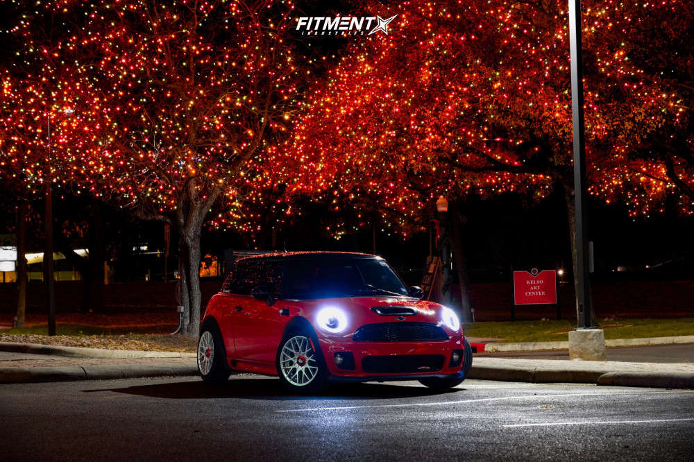 2008 Mini Cooper S with 17x8 Rotiform Rse and Pirelli 215x45 on ...