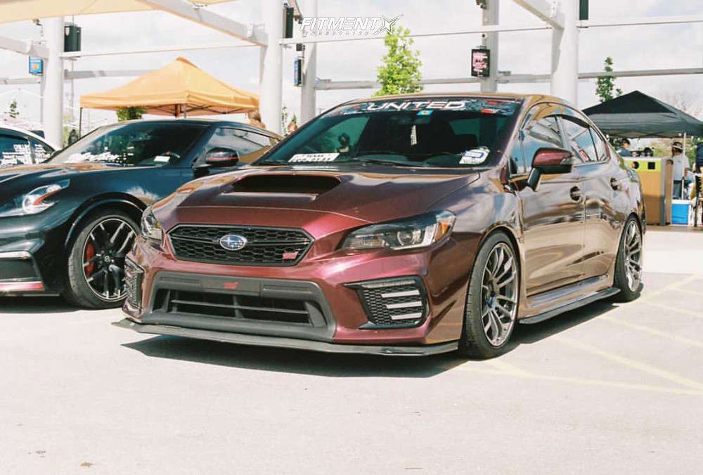 2018 Subaru WRX STI Limited with 18x9.5 AVID1 AV20 and Road Hugger ...