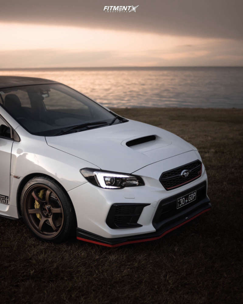 2018 Subaru WRX STI Base with 18x9.5 Gram Lights 57dr and Bridgestone ...