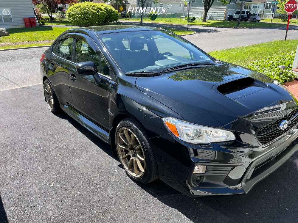 2019 Subaru WRX Base with 18x9.5 AVID1 AV27 and General 245x40 on Stock ...