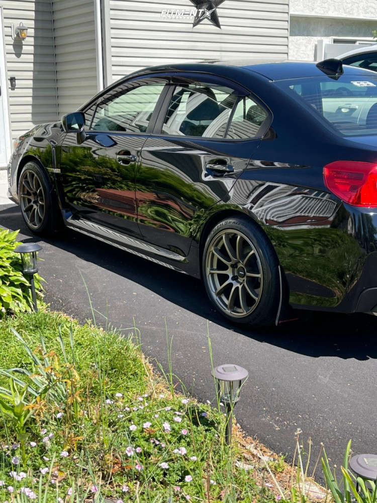 2019 Subaru WRX Base with 18x9.5 AVID1 AV27 and General 245x40 on Stock ...