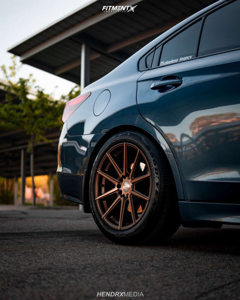 2017 Subaru Legacy 2.5i Limited with 18x8.5 F1R F27 and Goodyear 225x50 ...