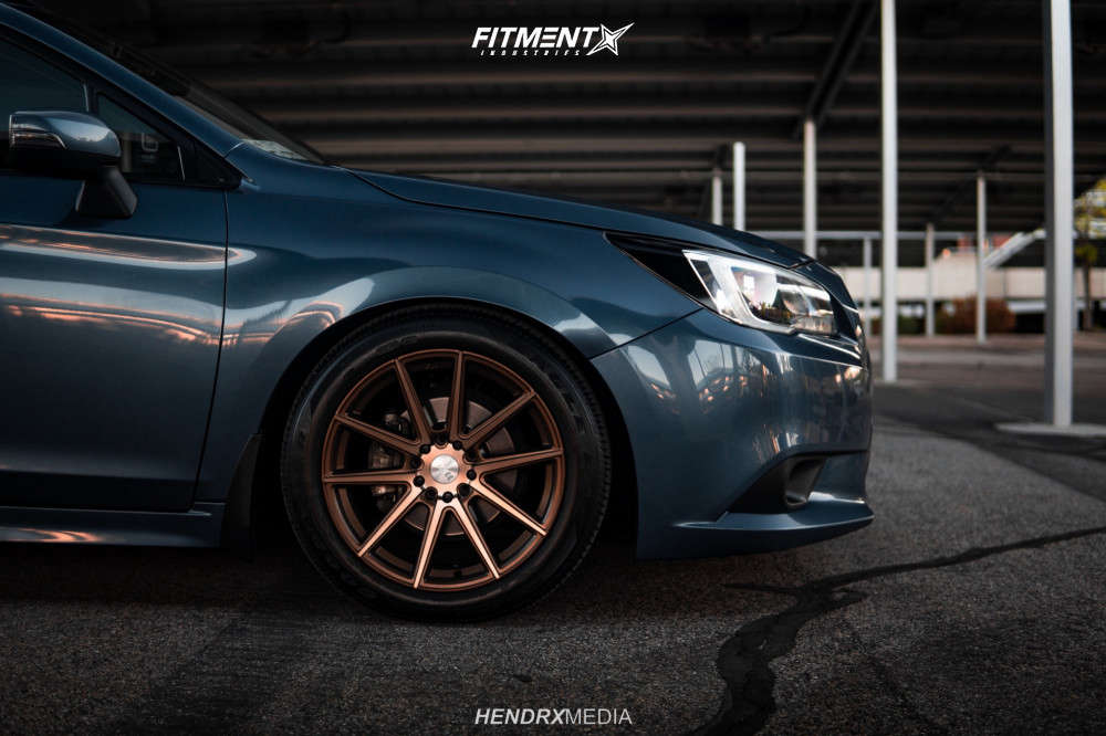 2017 Subaru Legacy 2.5i Limited with 18x8.5 F1R F27 and Goodyear 225x50 ...