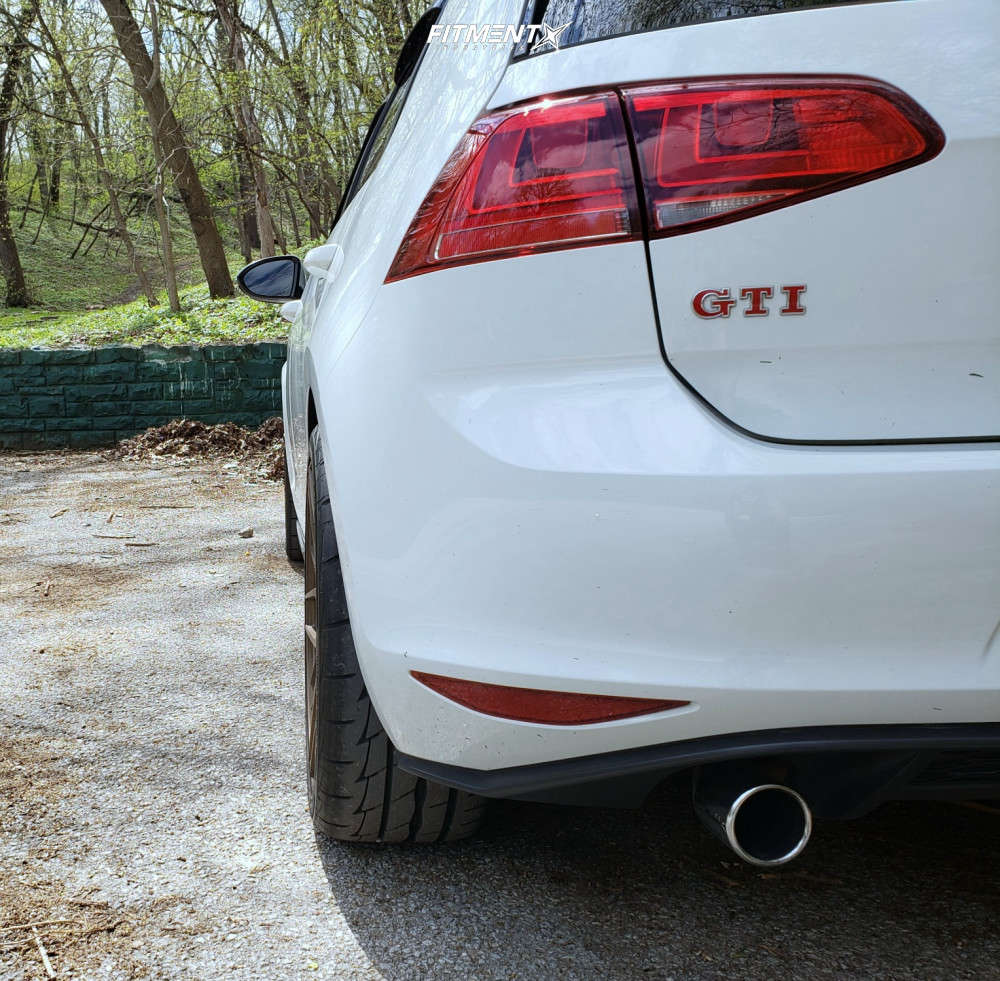 2017 Volkswagen GTI Autobahn with 18x8.5 VMR V802 and Firestone 255x35 on Stock Suspension ...