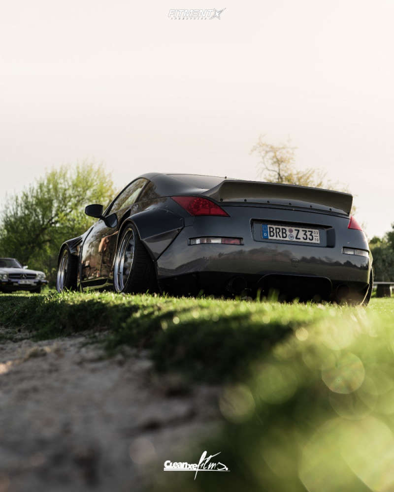 2008 Nissan 350Z Base with 18x10.5 Work Meister S1 3p and Pirelli ...