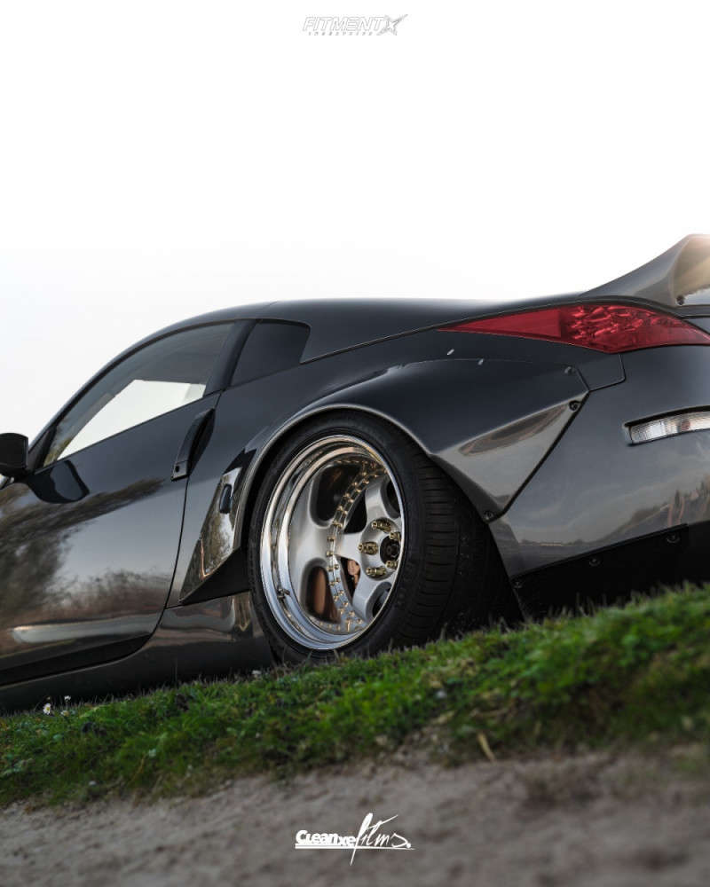 2008 Nissan 350Z Base with 18x10.5 Work Meister S1 3p and Pirelli ...