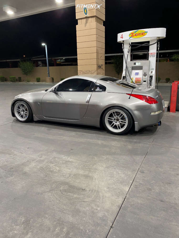 2008 Nissan 350Z Enthusiast with 18x9.5 Enkei Rpf1 and Michelin 245x35 ...