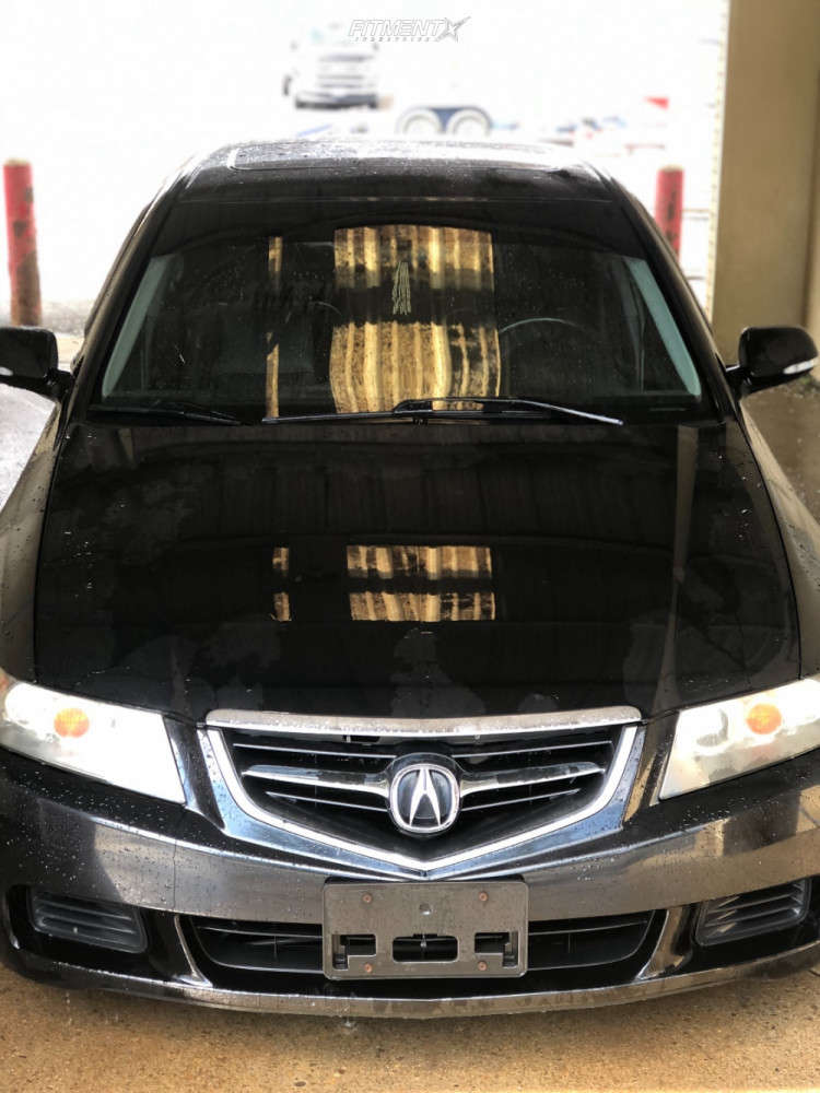 2004 Acura TSX Base with 18x9.5 ESR Sr01 and Milestar 225x40 on ...