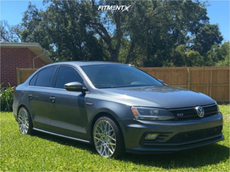 2016 Volkswagen Jetta GLI with 18x8.5 Rotiform Blq and Falken 225x45 on ...