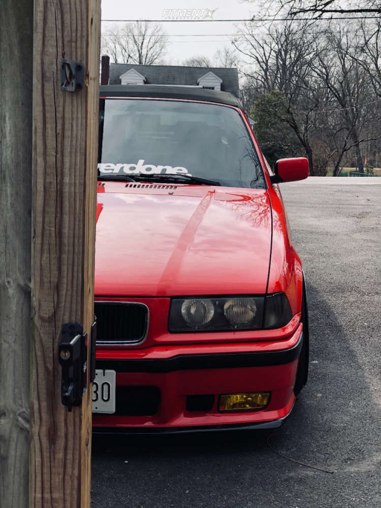 1995 BMW 328i Base with 18x9.5 Revolve Apvd No 1219 and Nankang 205x35 ...