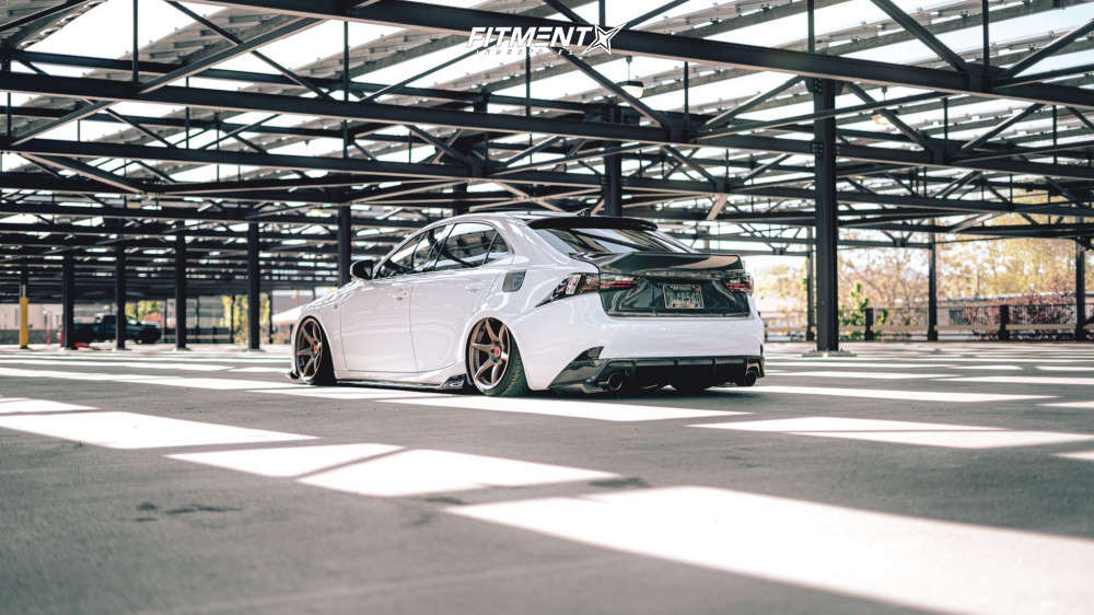 2014 Lexus IS350 F Sport with 18x9.5 Kansei Tandem and Federal 215x35 ...