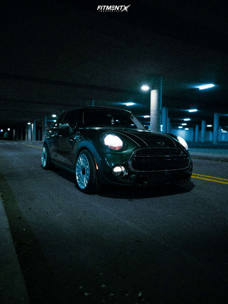 2014 Mini Cooper S with 18x8.5 Rotiform Las-r and Michelin 215x40 on ...