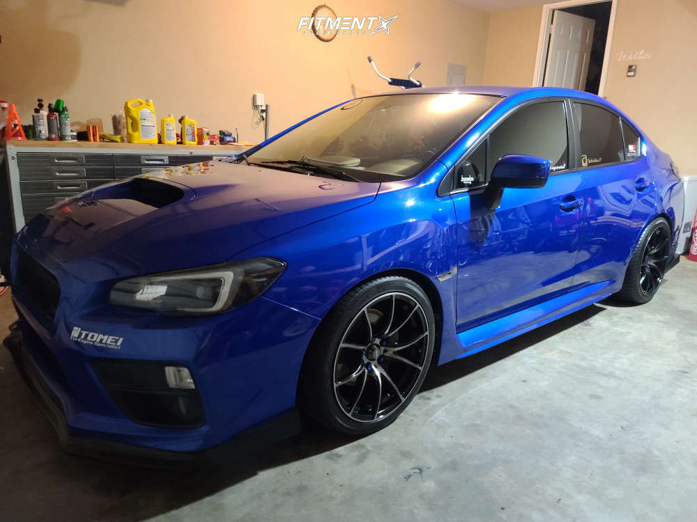 2017 Subaru WRX Base with 18x9.5 WedsSport Sa-10r and Hankook 255x35 on ...