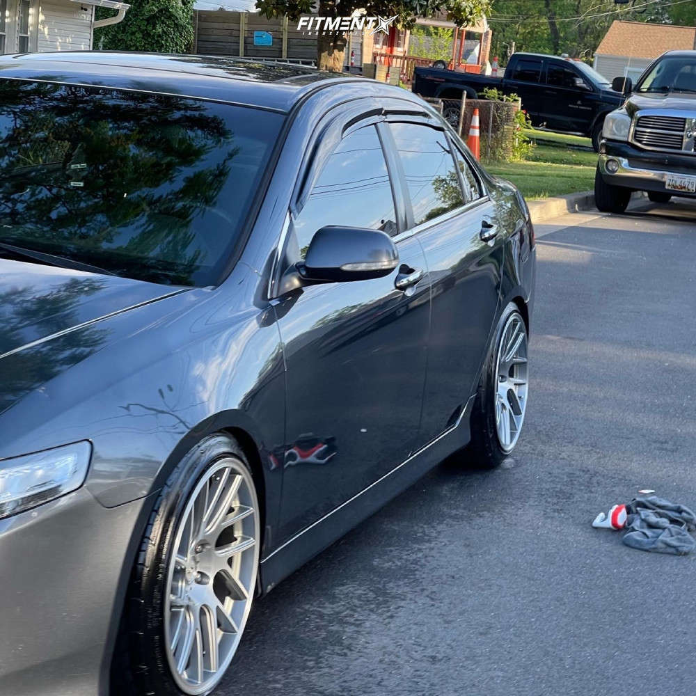 2006 Acura TSX Base with 18x9.5 Anovia Elder and Nitto 225x40 on ...