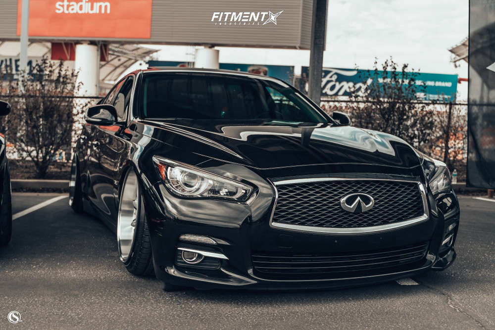 2016 INFINITI Q50 Base with 19x11 Aodhan Ds07 and Nankang 245x35 on Air ...
